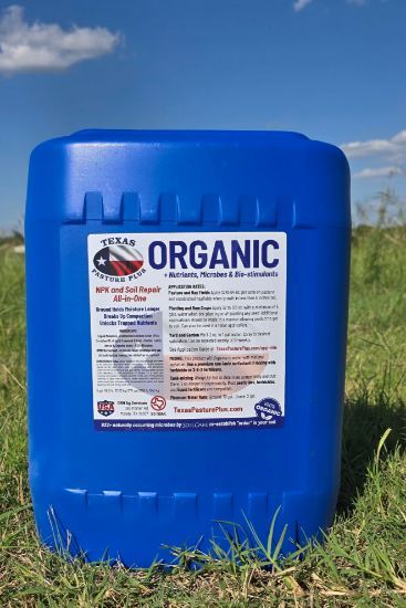 Foliar and Organic Fertilizer - Texas Pasture Plus. 20 Acre Sticker ...